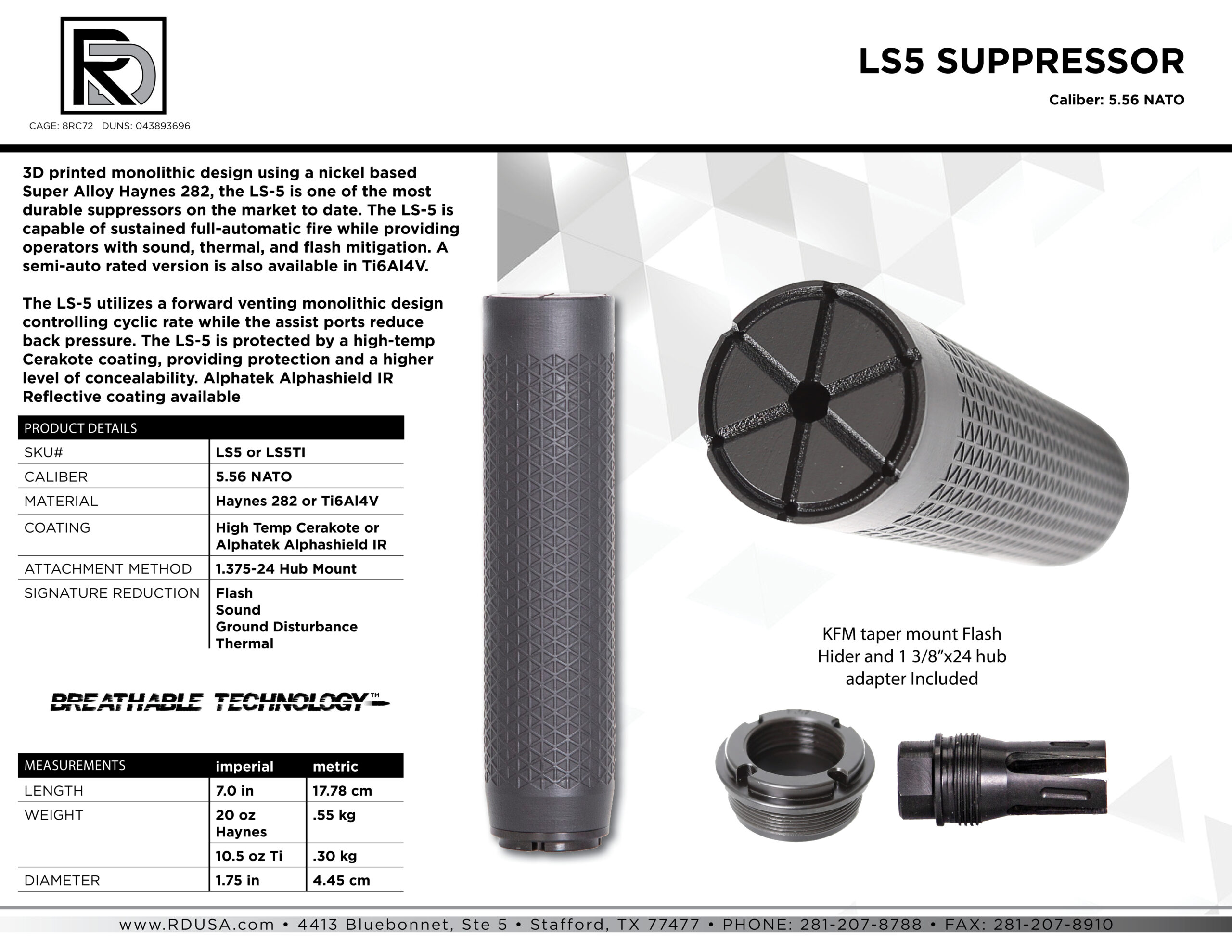 LS5 Suppressor - RD USA